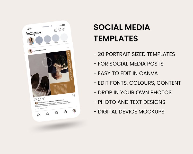 Instagram Post Canva Template, Canva Template Instagram, Business ... Instagram Post Canva Template, Canva Template Instagram, Business ...