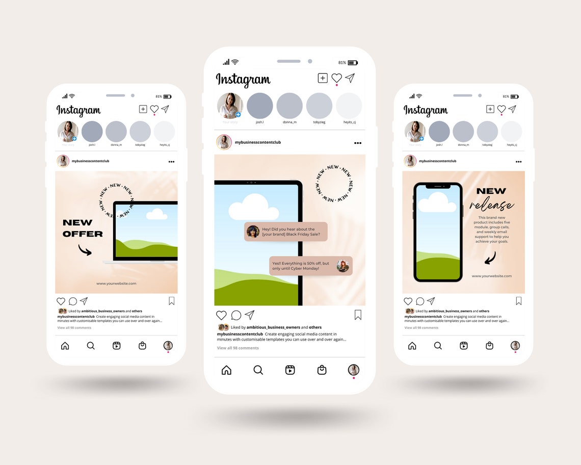 Digital Product Mockup, Device Mockup, Canva Mockups, Facebook Ad ...