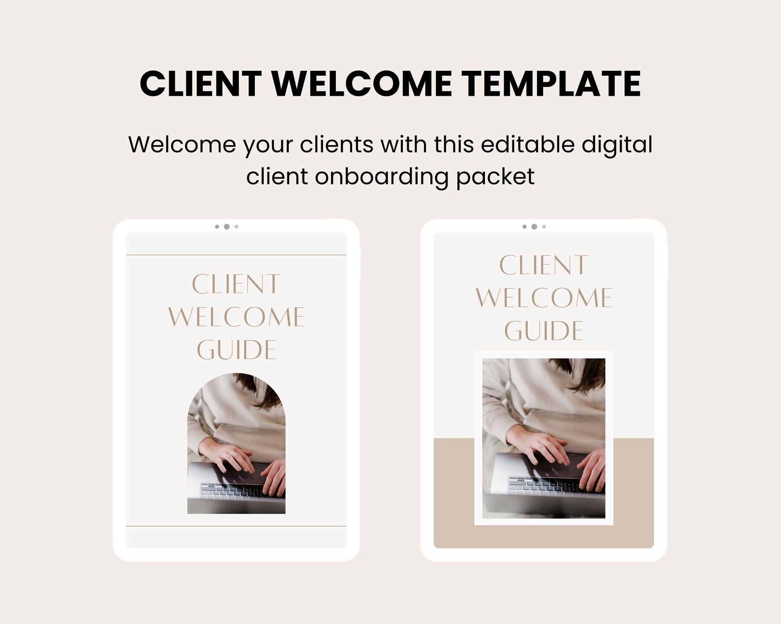 Client Welcome Pack, Client Welcome Guide, Client Onboarding Canva ...