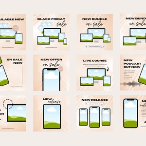 Digital Product Mockup, Device Mockup, Canva Mockups, Facebook Ad ...