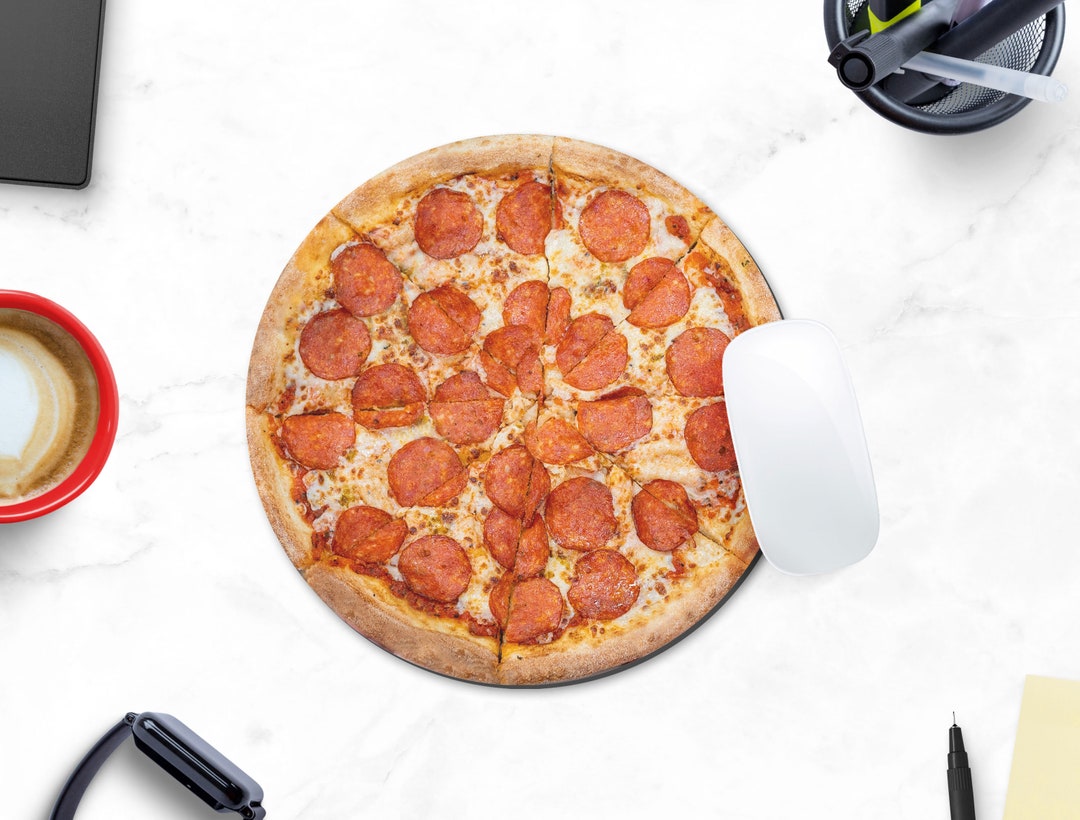 Pizza Mouse Pad, Funny Mouse Pad, Office Decor, Desk Accessories, Food ...