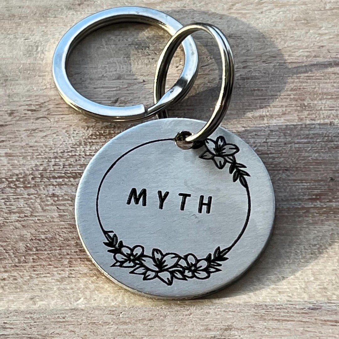 Dog ID Tag, Flower Dog Tag for Dogs, Pet Name Tags, Pet Id ...