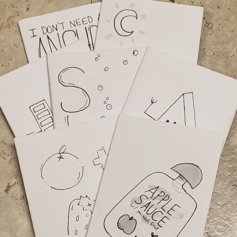 Mini Zines Bundle 1 Page Zine Pack - Etsy