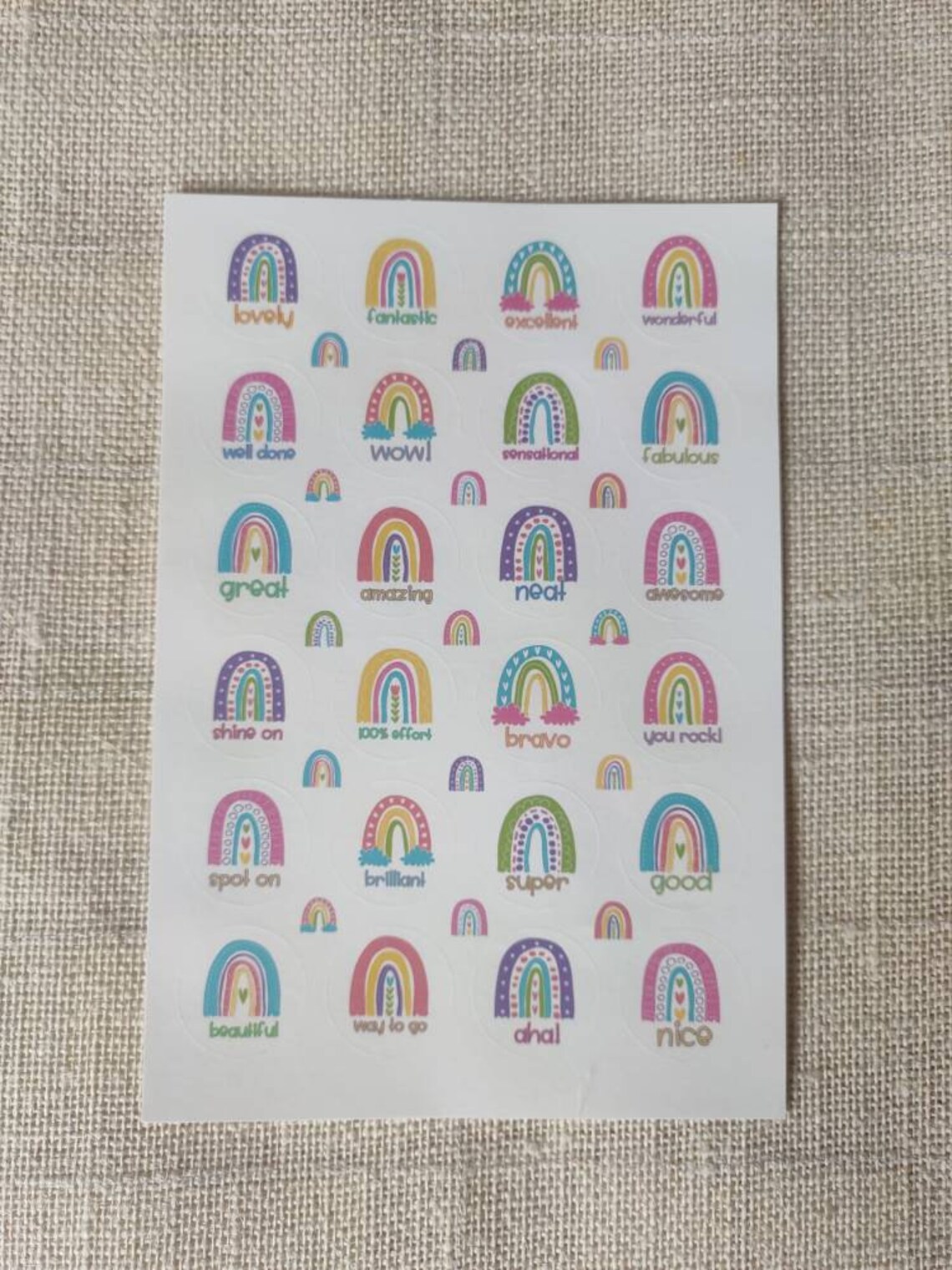 Feedback stickers teacher stickers teacher feedback grading | Etsy