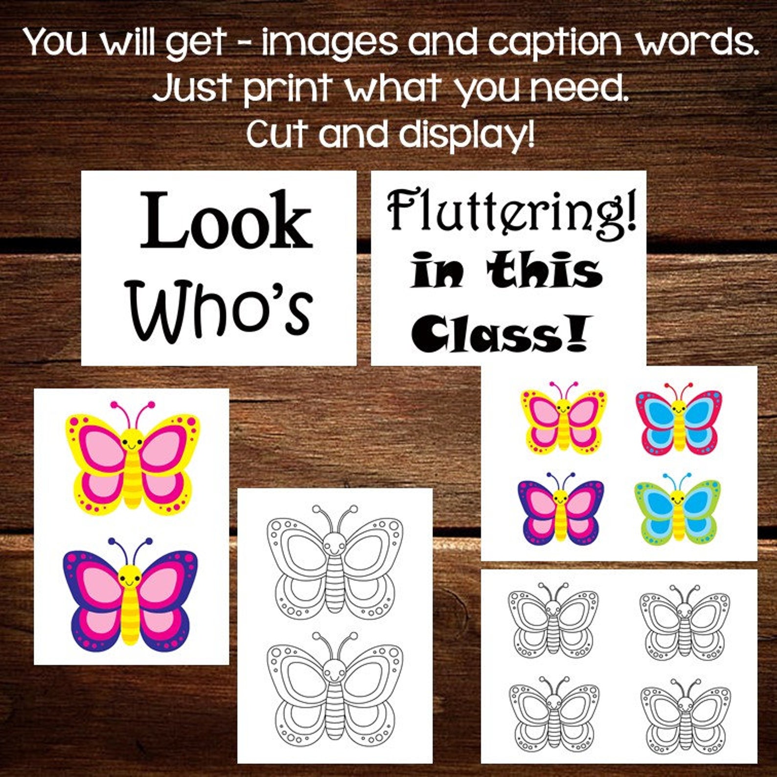 Printable Bulletin Board Display Kit, Classroom Bulletin Board Ideas ...