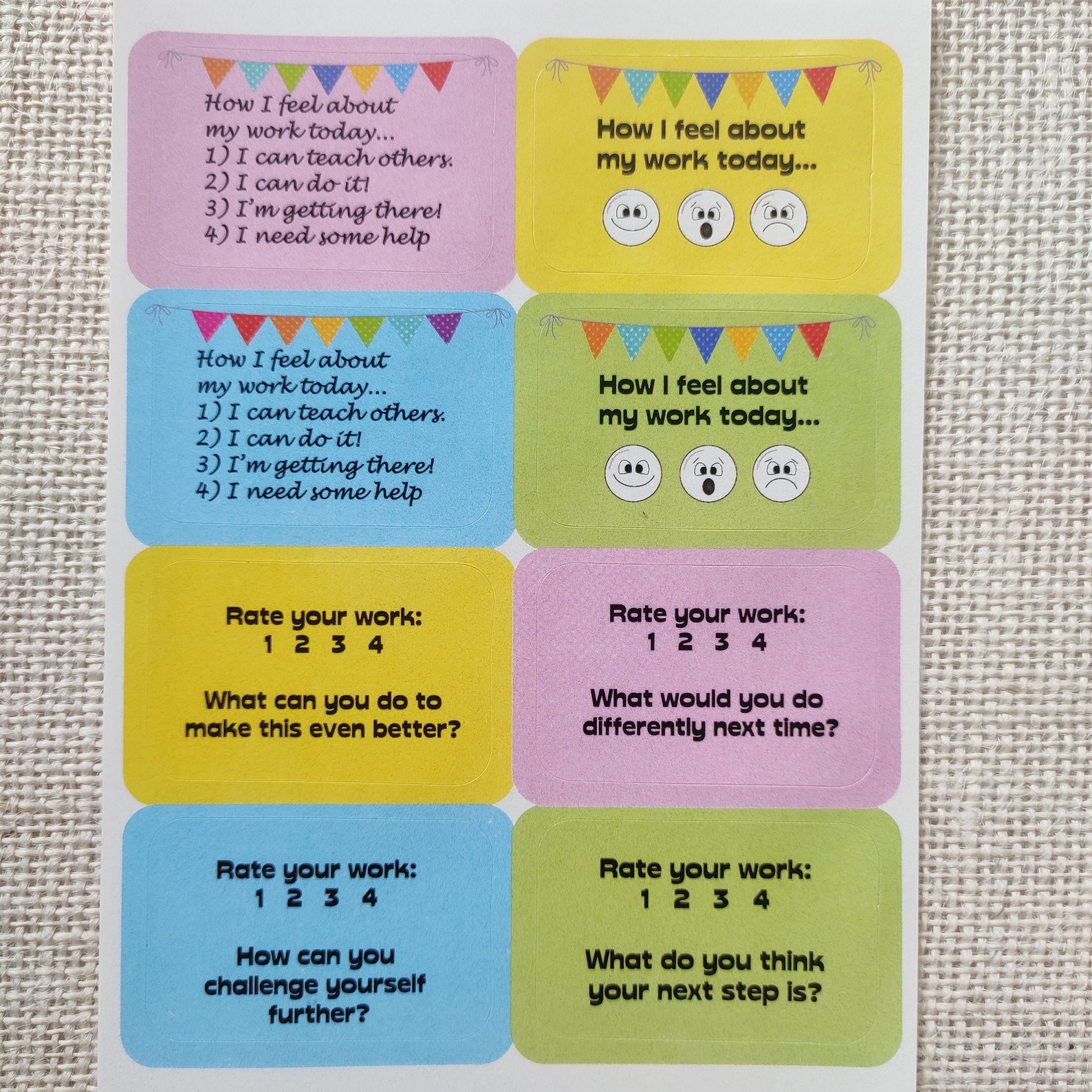 Feedback stickers teacher stickers teacher feedback grading | Etsy