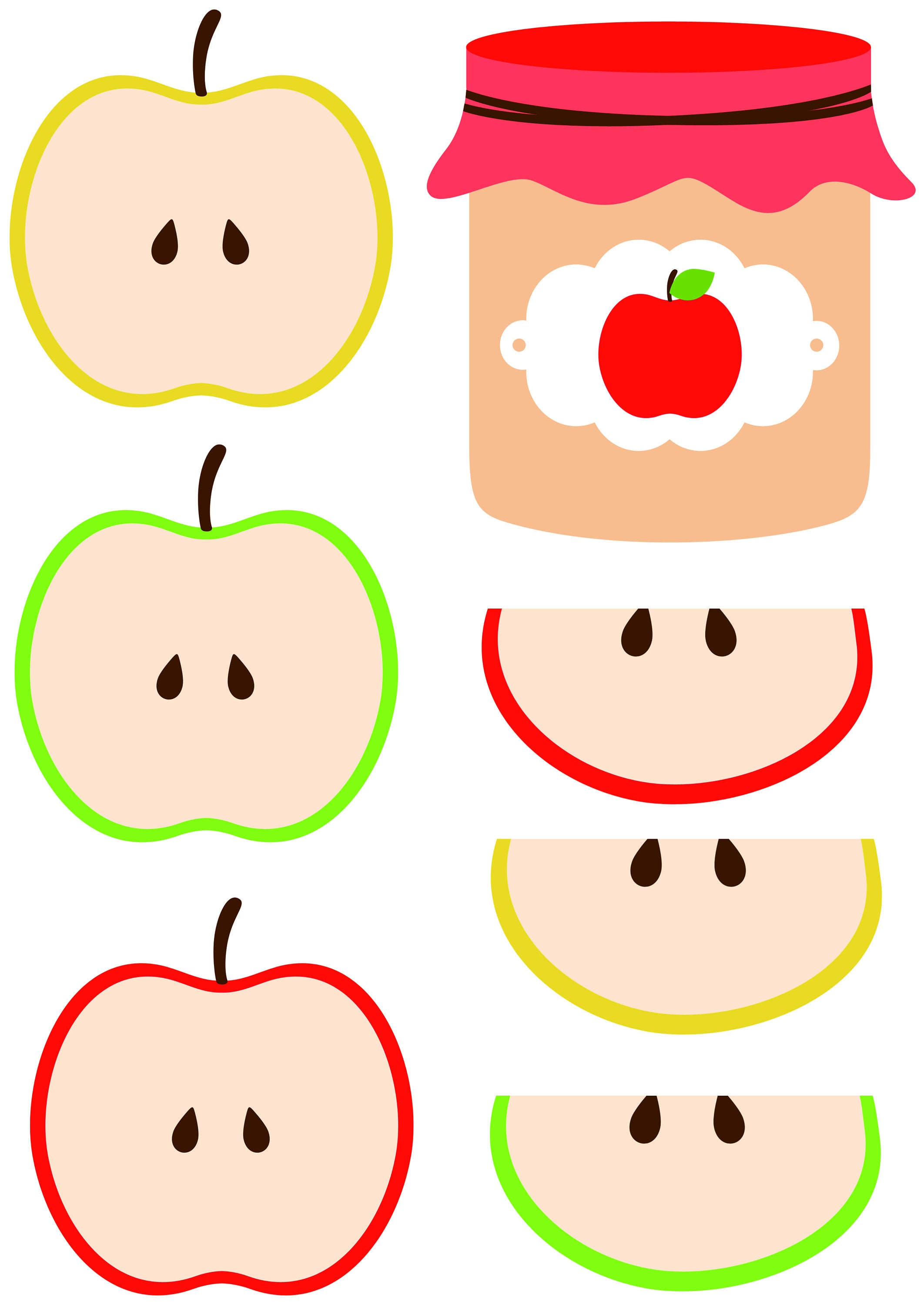 Back to School Apple Theme, Printable Bulletin Board Display Kit ...