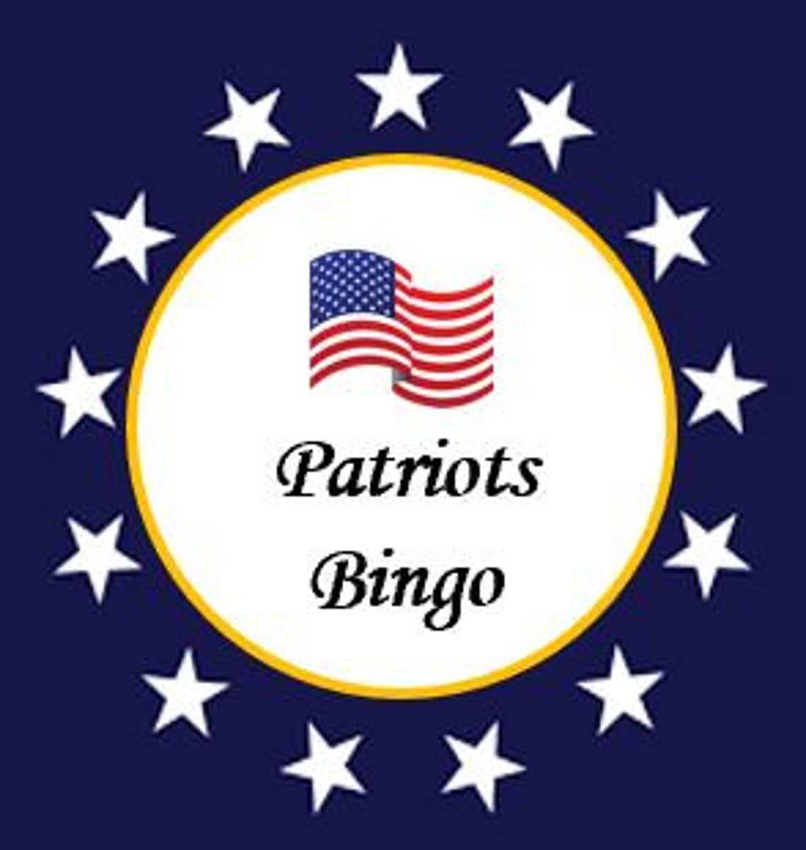 American Flag Bingo - Etsy