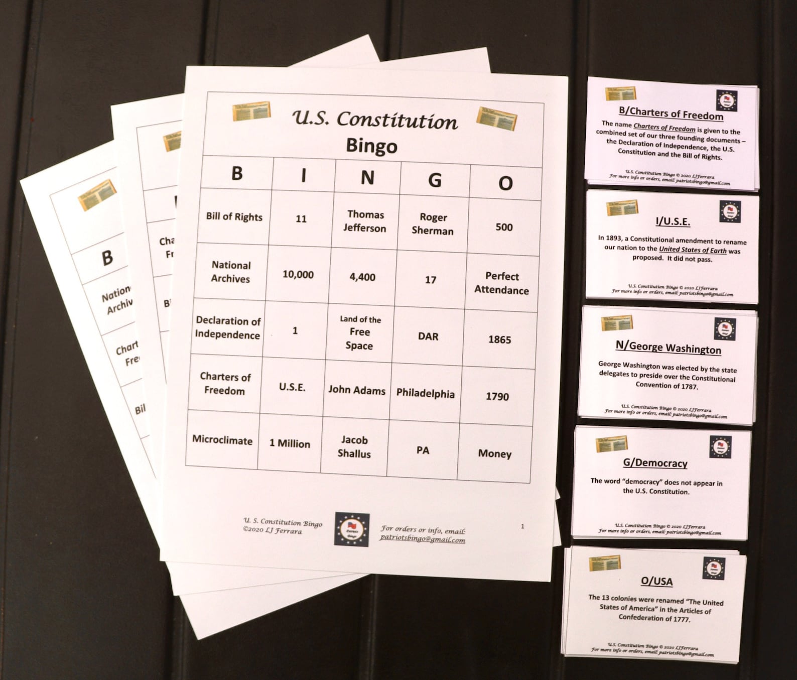 U.S. Constitution Bingo - Etsy