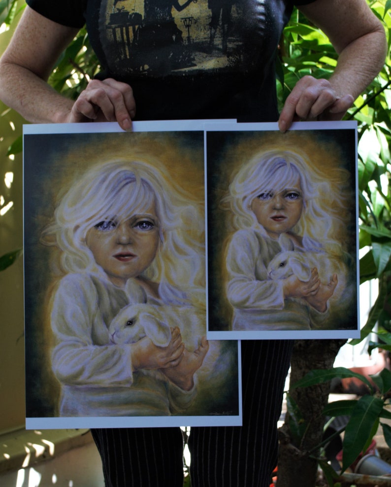 Alecia and Her Guide Art Print - Etsy