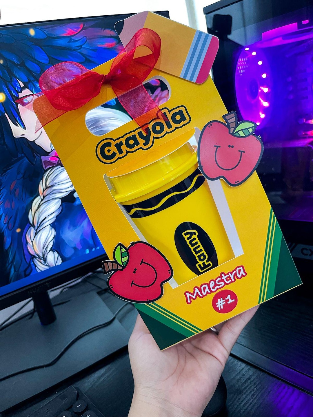 Crayola cup Holder / Blister para vaso cafetero - Día del maestro ...