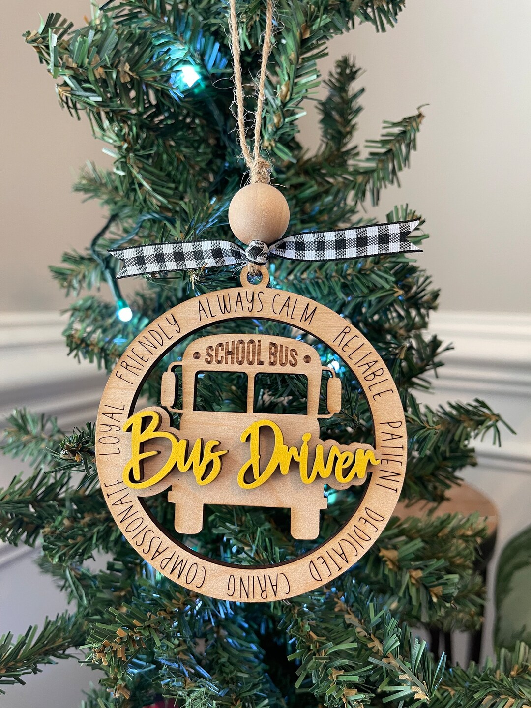 Bus Driver Ornament - Etsy