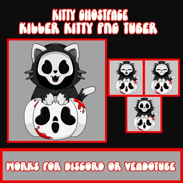 Kitty Ghostface - Etsy