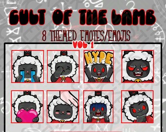Cult Lamb Emotes - Etsy