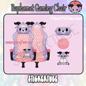 Baphomet/beelzebulb Gaming Chair | Vtuber-pngtuber Assest | Twitch ...