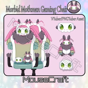 Morbid Moth Man Gaming Chair | Requested by Morbid Moth VTUBER | Vtuber ...