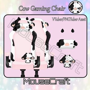 Cow Gaming Chair | Vtuber-pngtuber Assest | Twitch Assets - Etsy