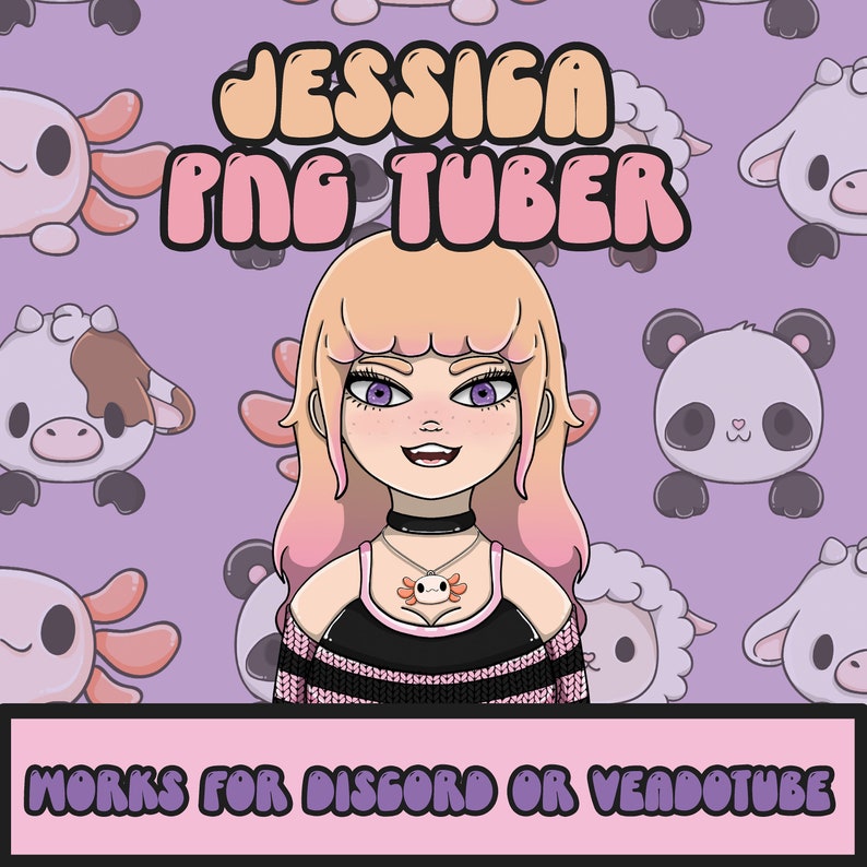 Cute Girl Jessica Premade PNG Tuber Veadotube Discord - Etsy