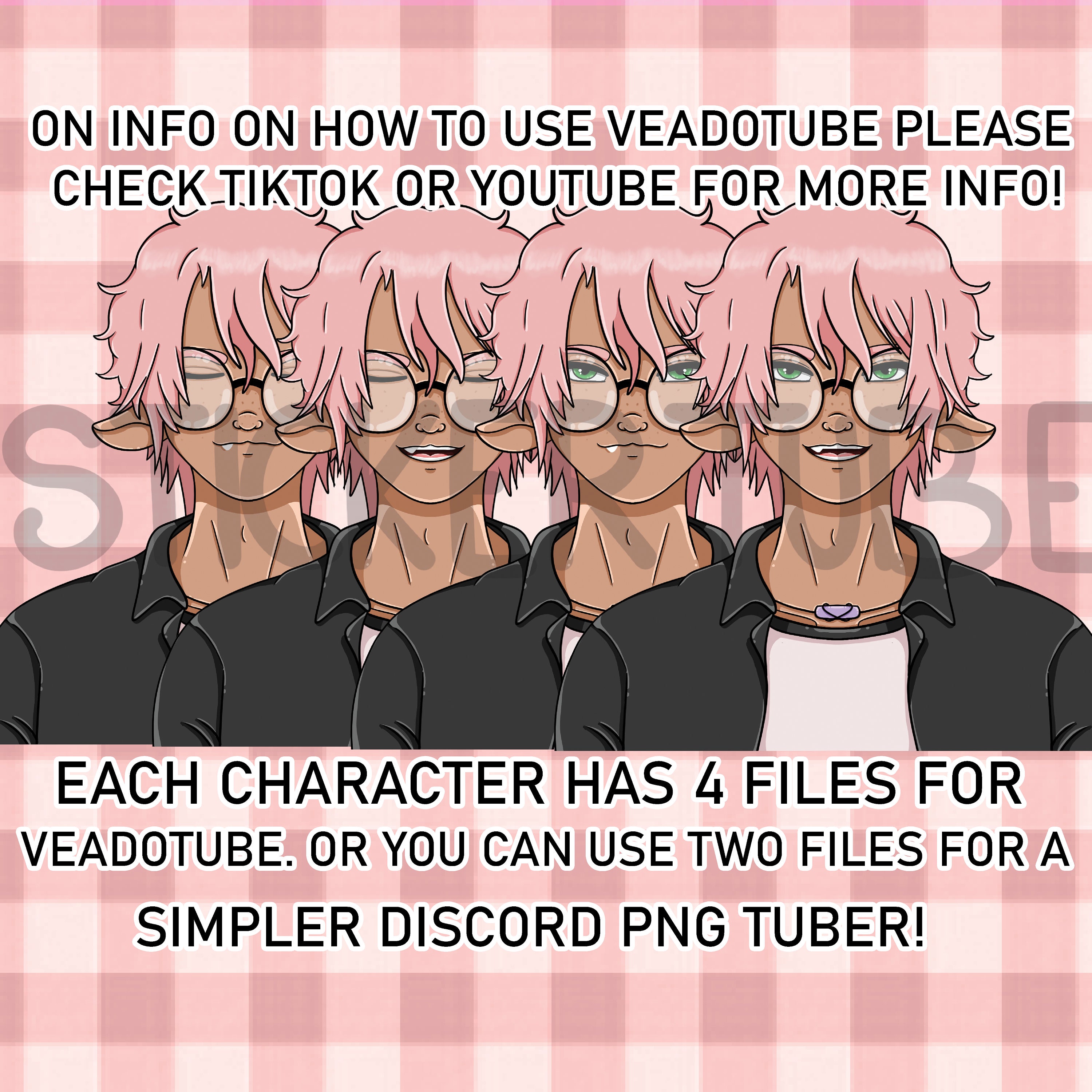 Cute Guy Quincy | Premade Male PNG Tuber | Veadotube | Discord | Twitch ...