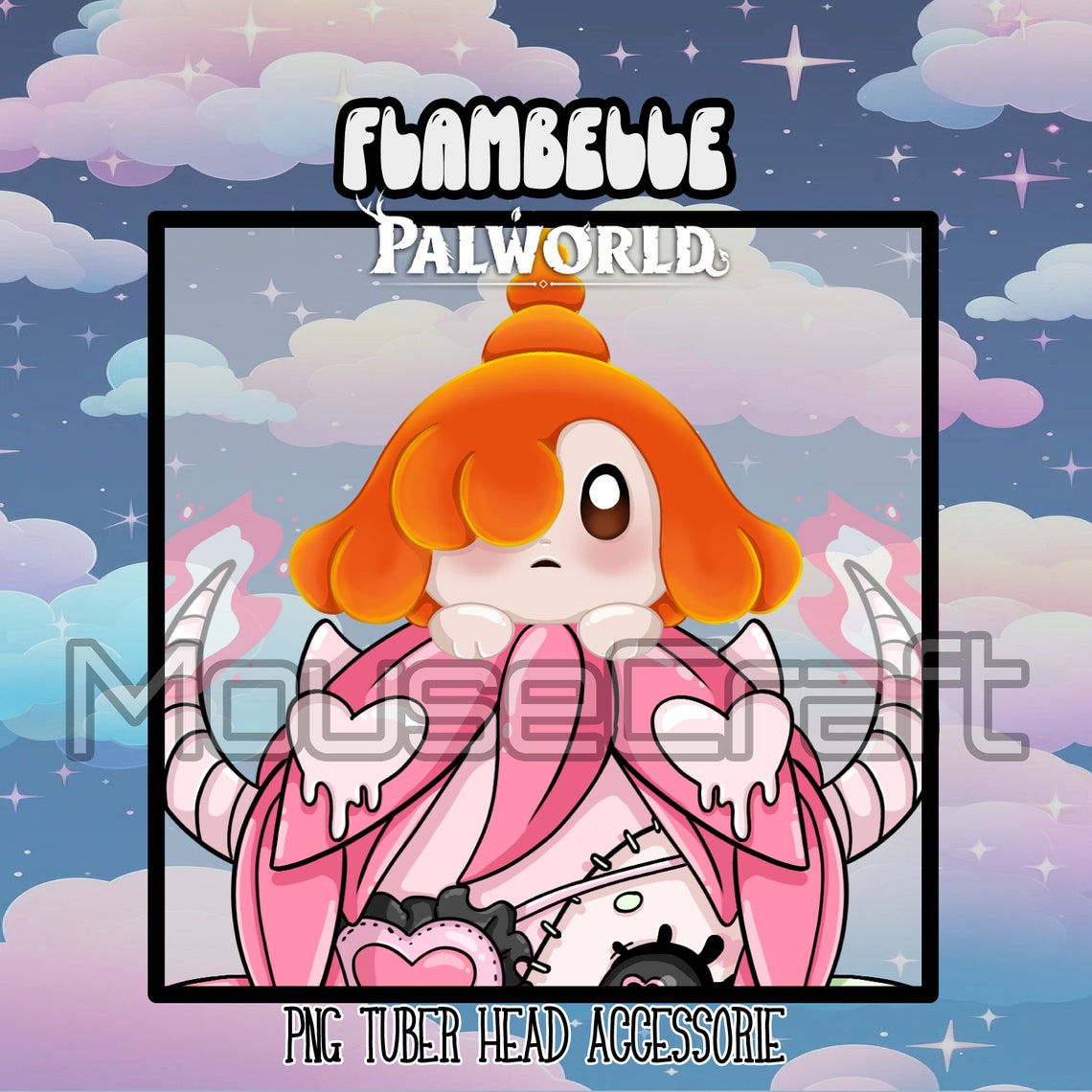Flambelle | Cute Palworld Pals | PNG Tuber Accessories | Twitch Assets ...