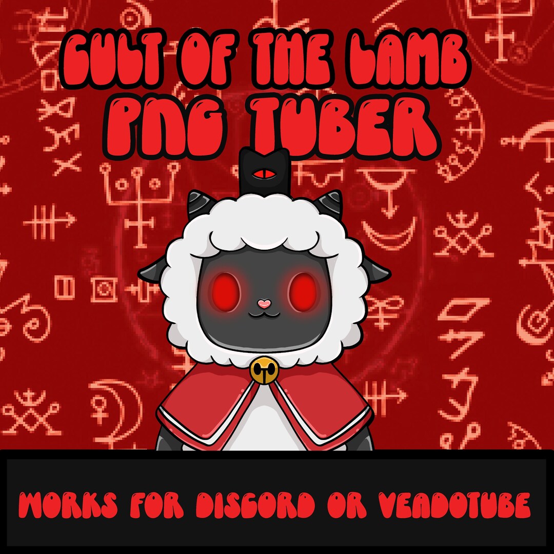 Cult of the Lamb | Fan Art | Premade PNG Tuber | Veadotube | Discord ...