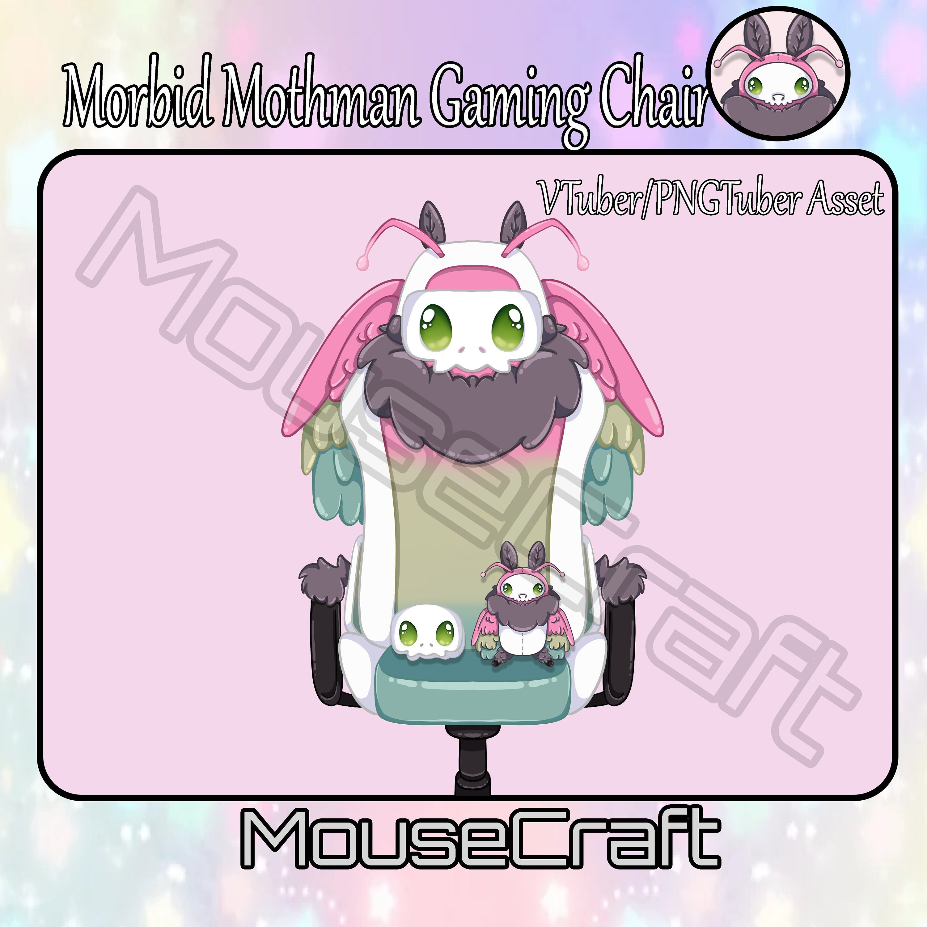 Morbid Moth Man Gaming Chair | Requested by Morbid Moth VTUBER | Vtuber ...