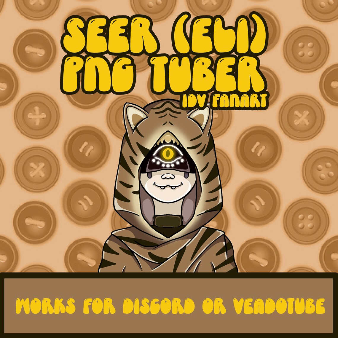 Eli the Seer Identity V IDV Fanart Premade PNG Tuber - Etsy