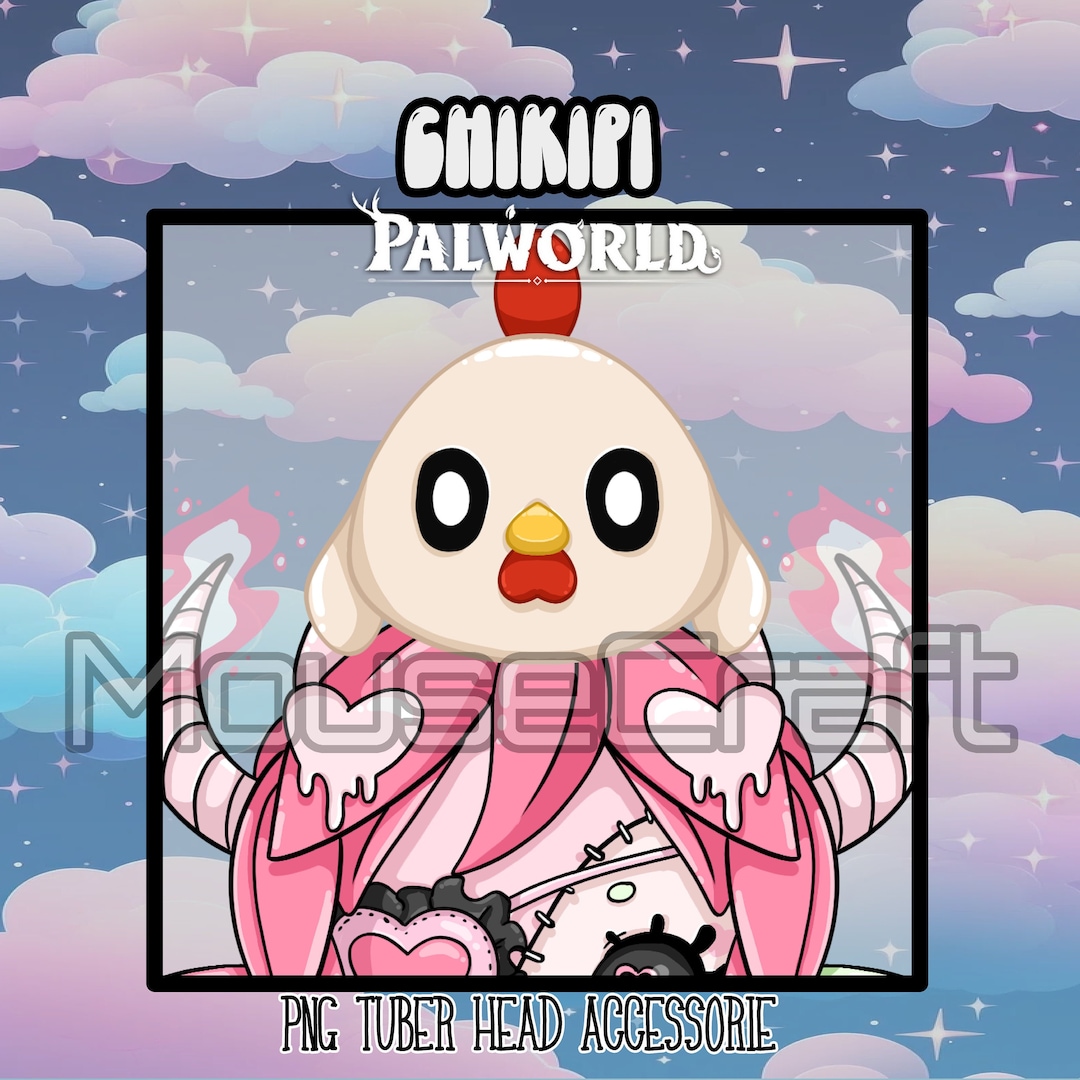 Chikipi | Cute Palworld Pals | PNG Tuber Accessories | Twitch Assets - Etsy
