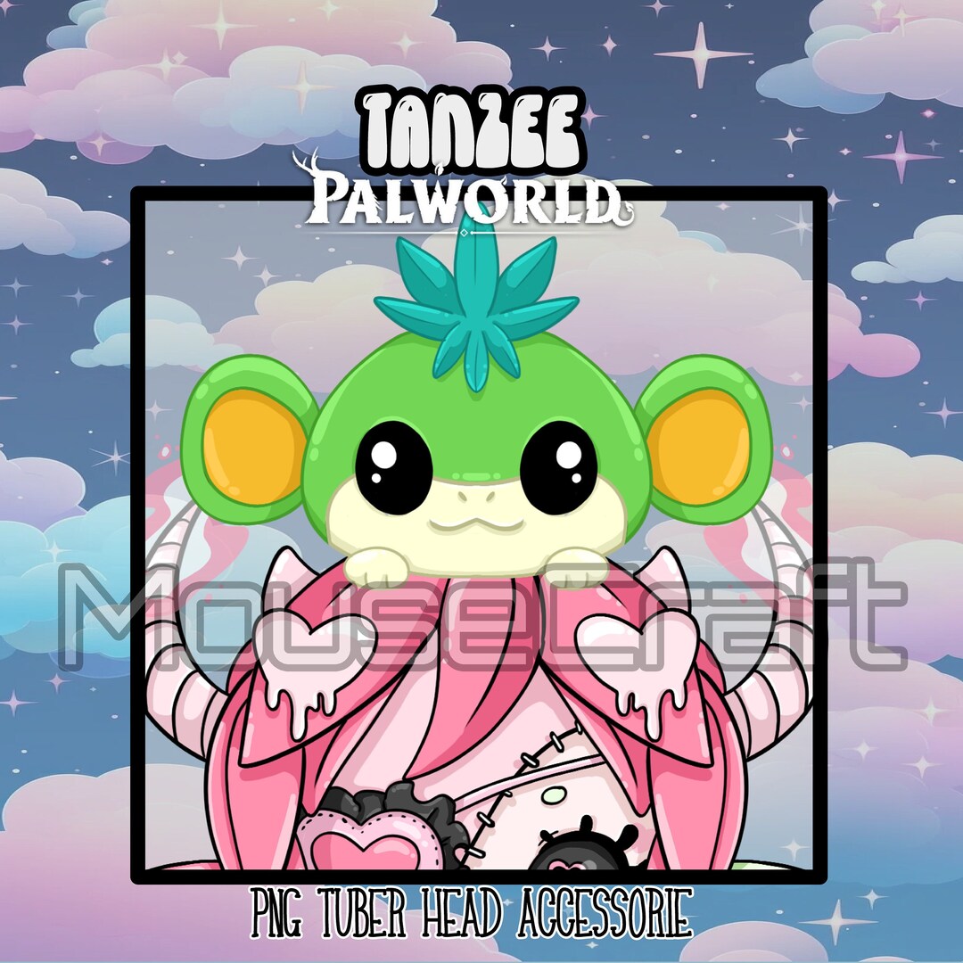 Tanzee | Cute Palworld Pals | PNG Tuber Accessories | Twitch Assets - Etsy