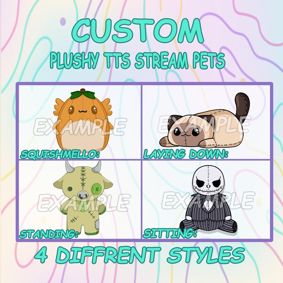 Custom TTS Stream Pet | 4 Style Options | Discord | Twitch - Etsy