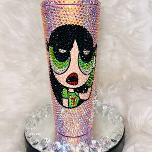 Power Puff Bae Crystal Bling Custom 24oz Starbucks Rhinestone Tumbler Cup - Etsy