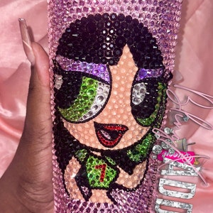 Power Puff Bae Crystal Bling Custom 24oz Starbucks Rhinestone Tumbler Cup - Etsy