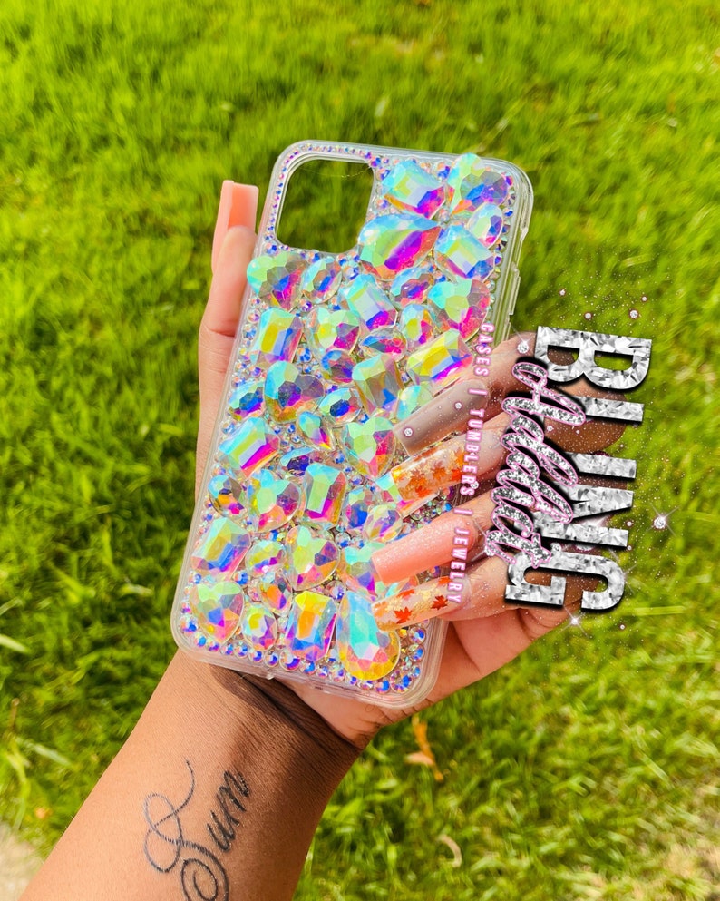 Diamonds Are Forever Custom Crystal 3D Gem Bling Phone Case - Etsy