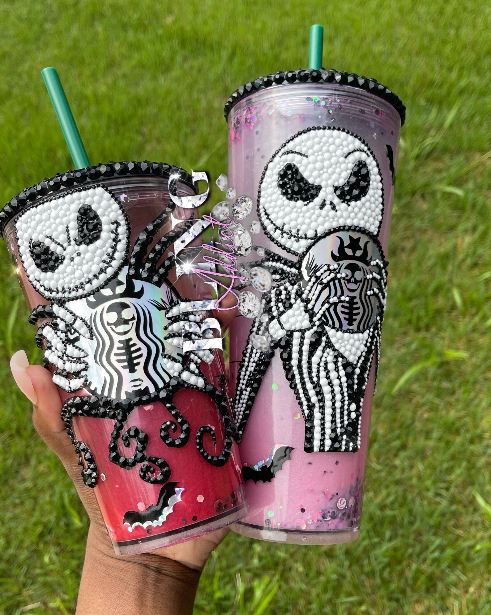 Halloween Bae Customized Spooky Snow Globe Starbucks Tumbler | Etsy