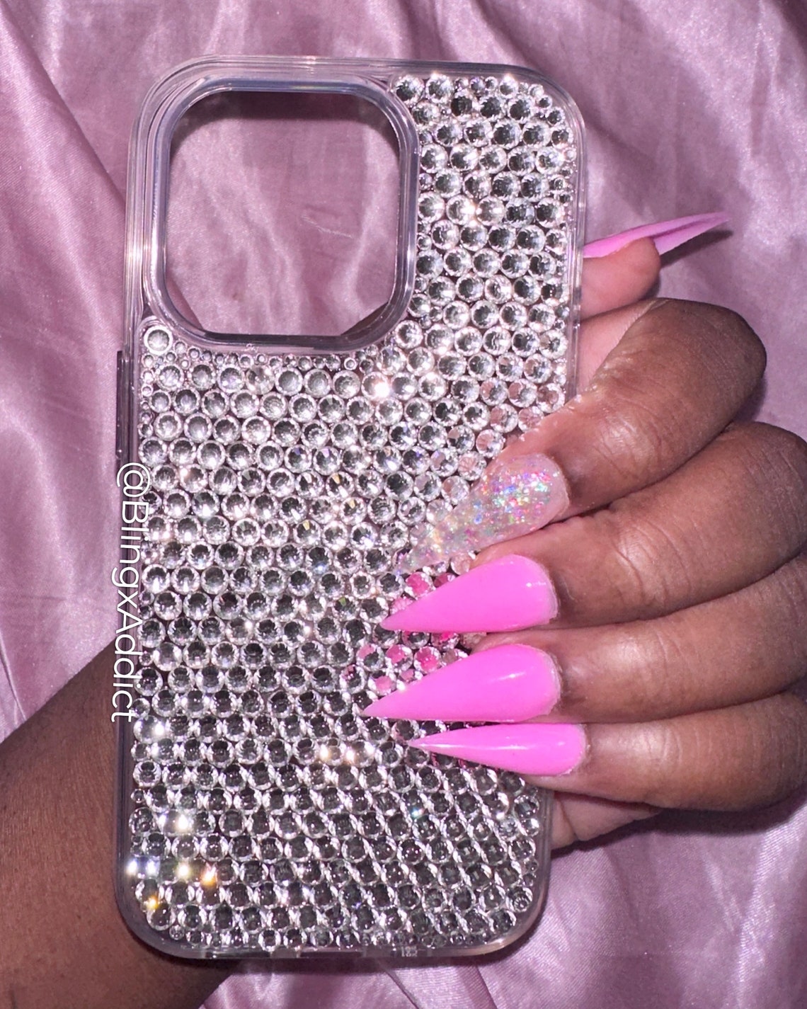 Custom Bedazzled Crystal Bling Phone Case for Iphone, Samsung Galaxy ...