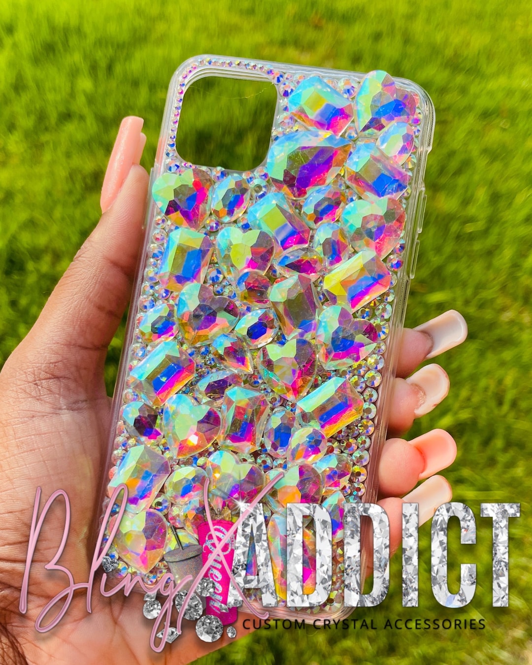 Diamonds Are Forever Custom Crystal 3D Gem Bling Phone Case - Etsy