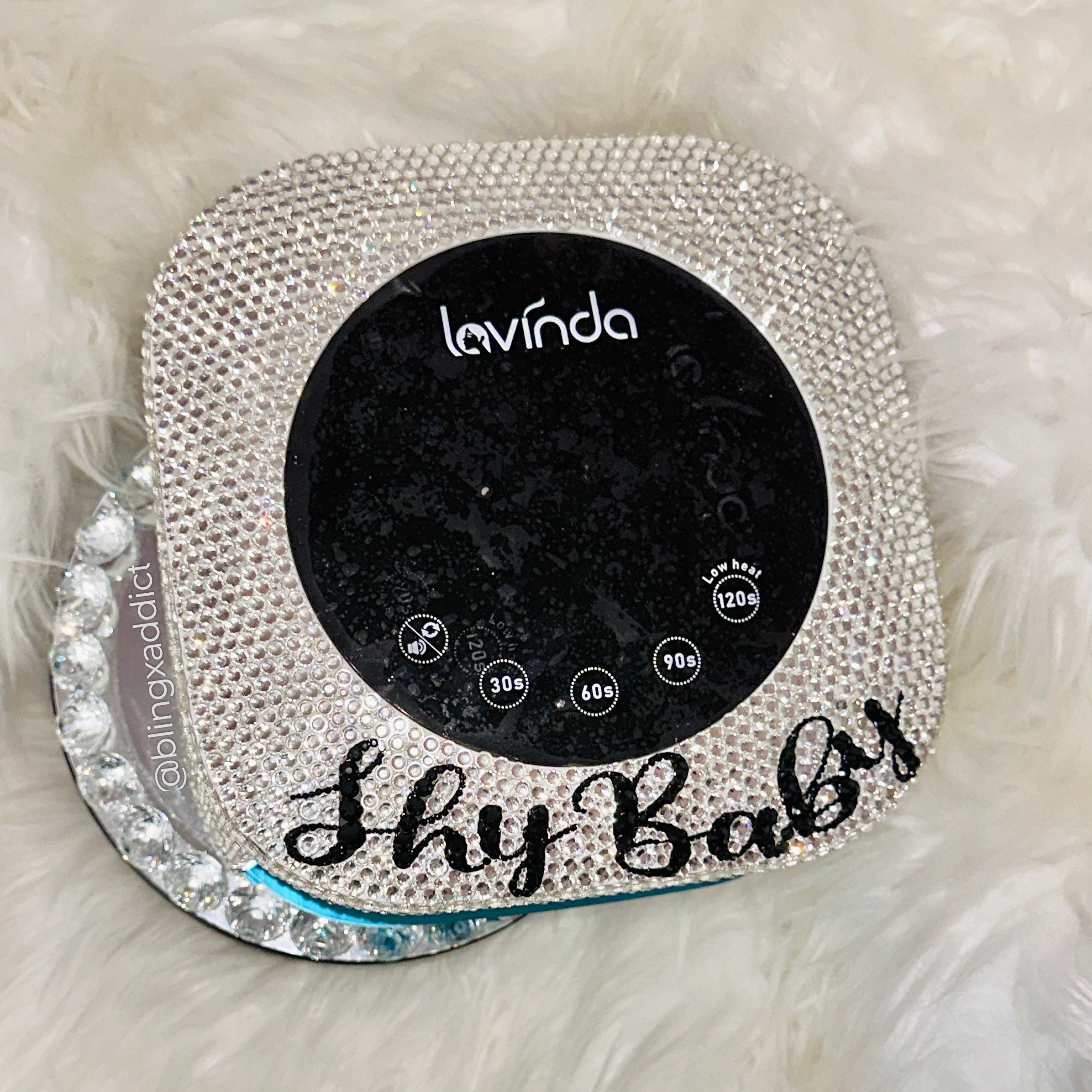 Custom Crystal Wireless Square Bling Nail UV/LED Dryer Lamp - Etsy