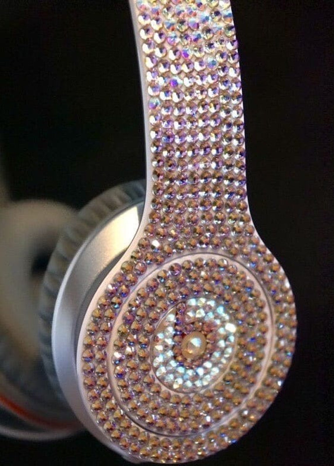 Custom Swarovski Crystal Beats by Dre Headphones | Bedazzled Solo Pro ...