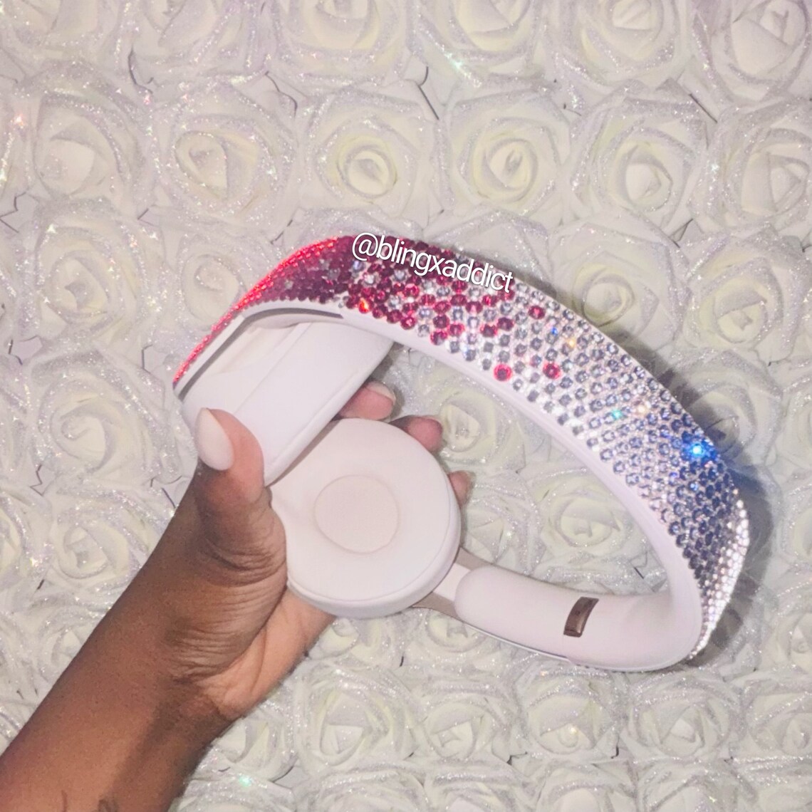 Custom Swarovski Crystal Beats by Dre Headphones | Bedazzled Solo Pro ...