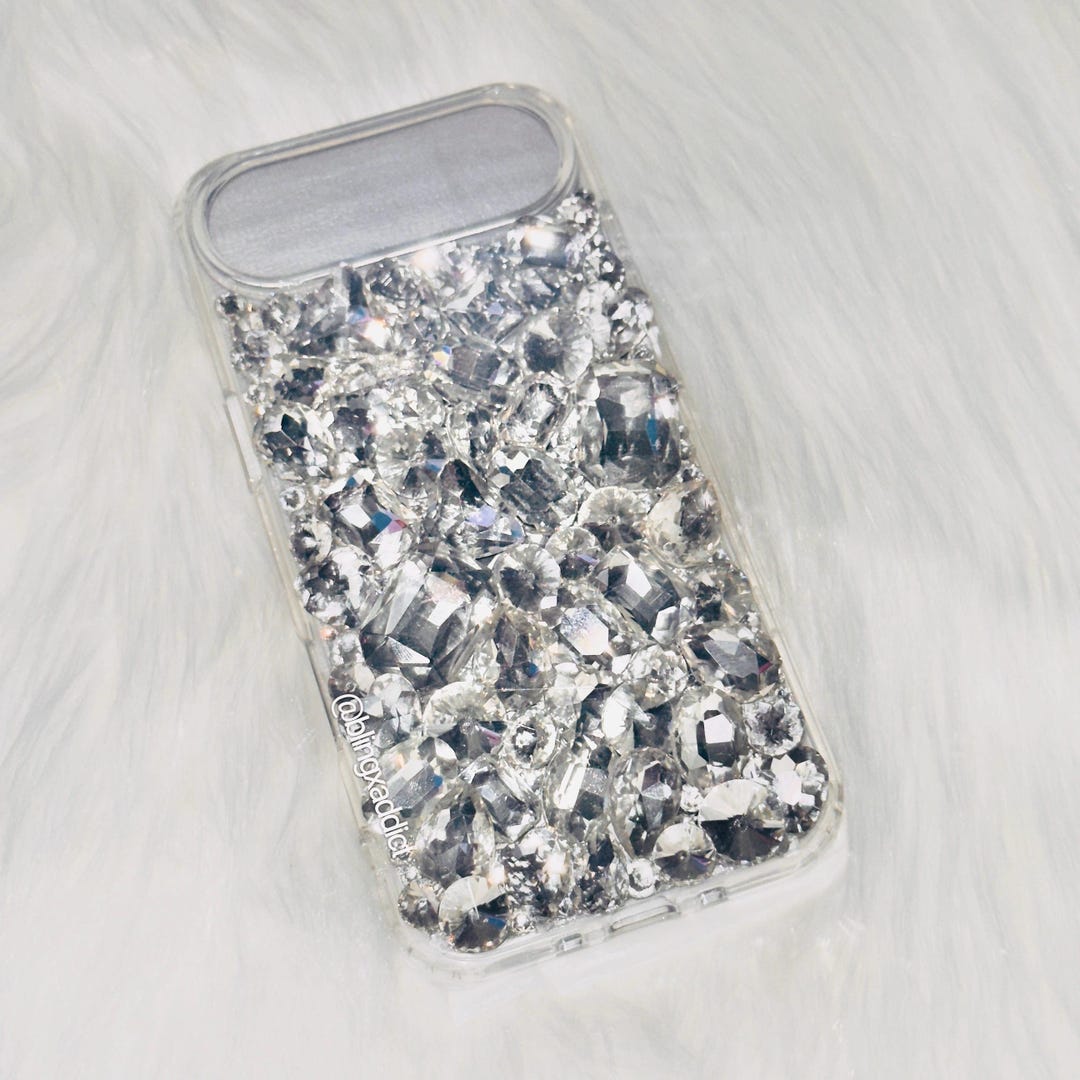 3D Rhinestone Gem iPhone 17 Air Case: Crystal Clear Bling - Etsy