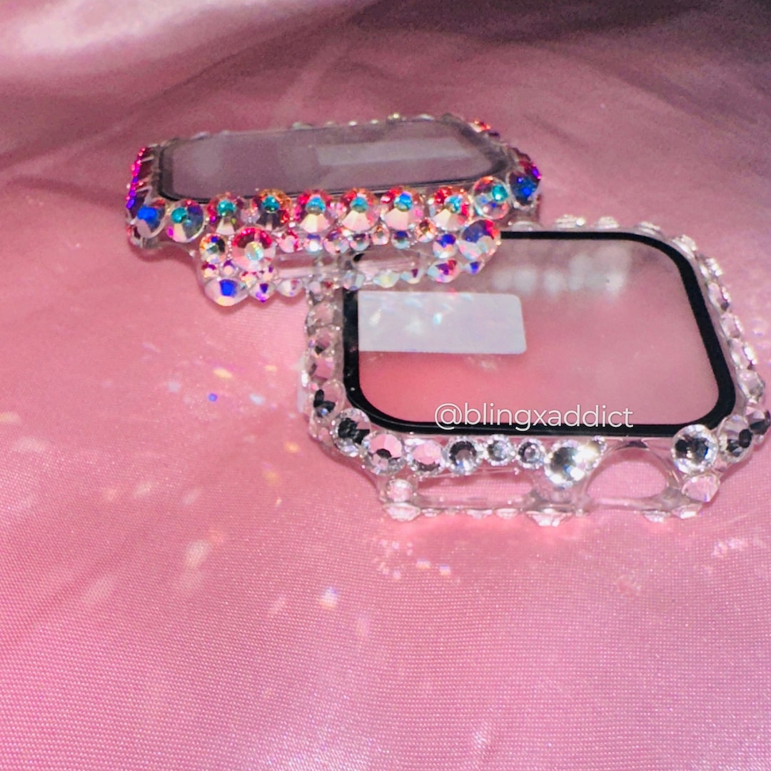Custom Crystal Swarovski Apple Watch Cases - Etsy