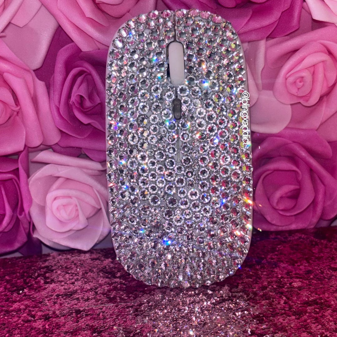 Swarovski Color Changing Wireless Mouse Portable Apple Mac Microsoft ...