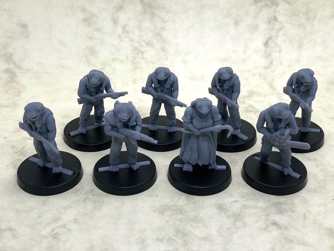 Denizens of Frogtown | 28mm Miniatures - Etsy