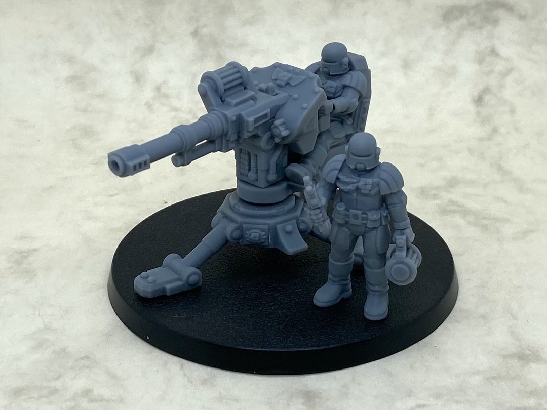 Law Enforcers With Heavy Weapon Platform | 28mm Miniatures - Etsy