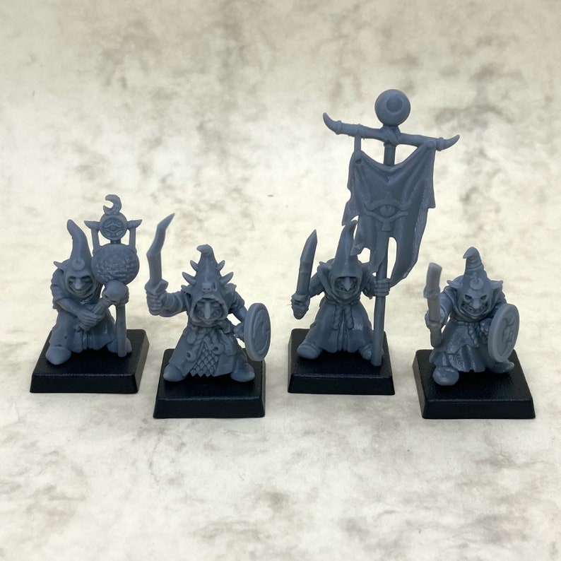 Cave Goblins With Spears | 28mm Miniatures - Etsy