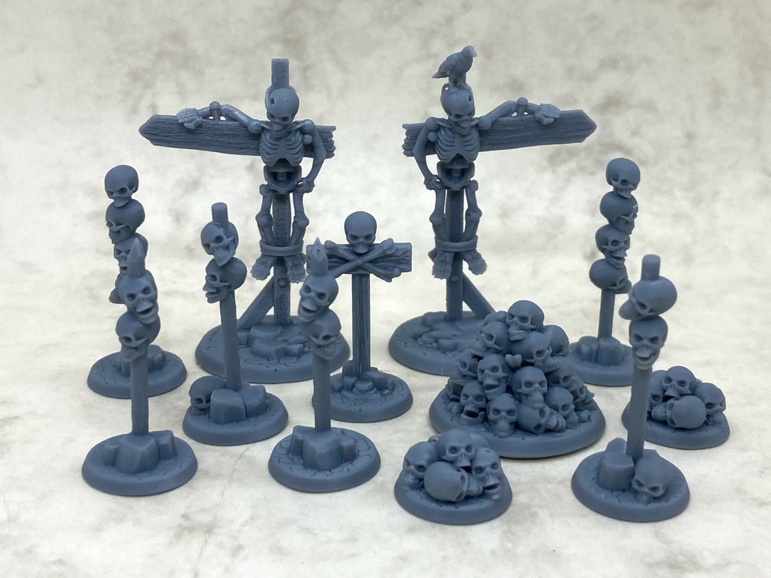 Skeleton Terrain Markers and Road Signs - Etsy Singapore