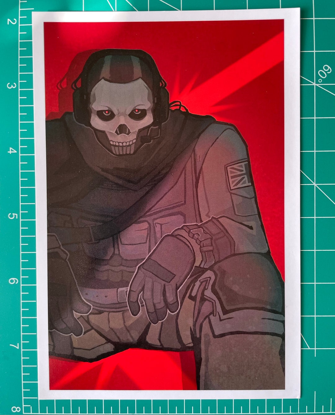 Call of Duty Modern Warfare Ghost Print - Etsy