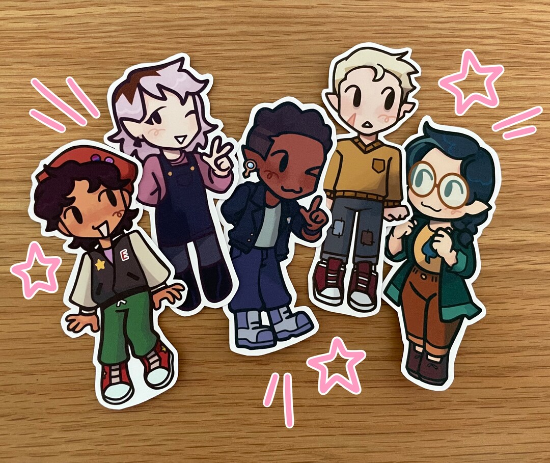 The Owl House - Chibi Hexsquad Vinyl Sticker Pack - Etsy