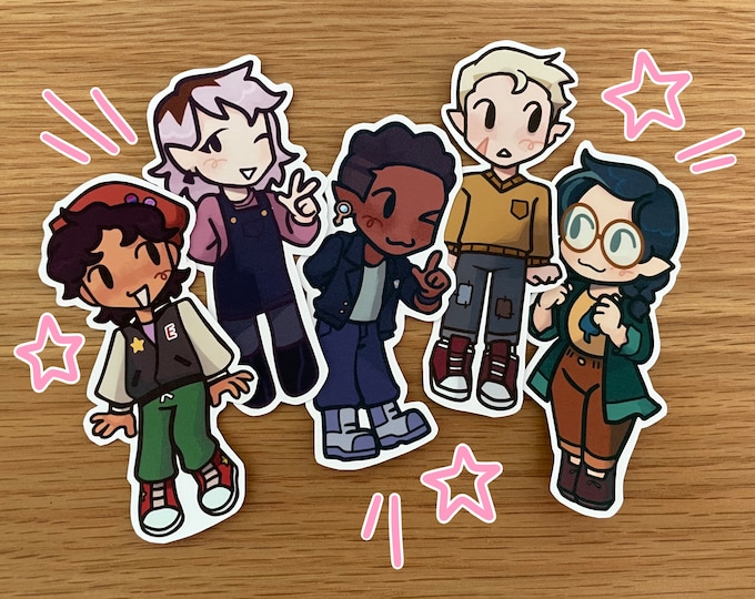 The Owl House Chibi Hexsquad Vinyl Sticker Pack - Etsy