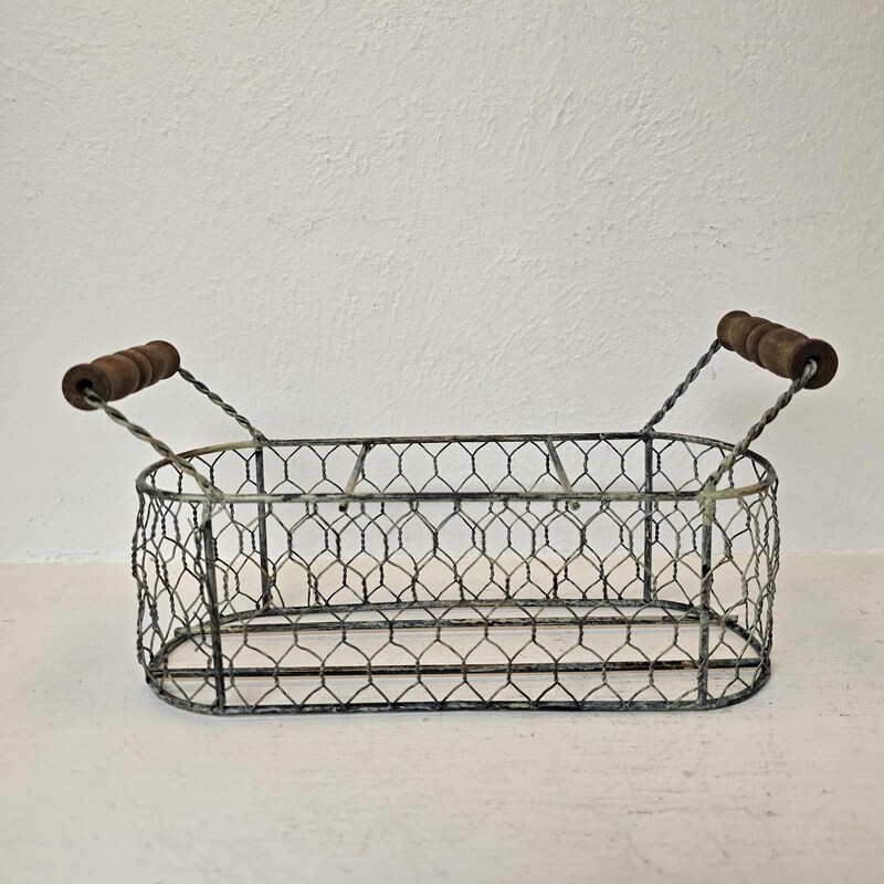 Rustic Wire Basket - Etsy